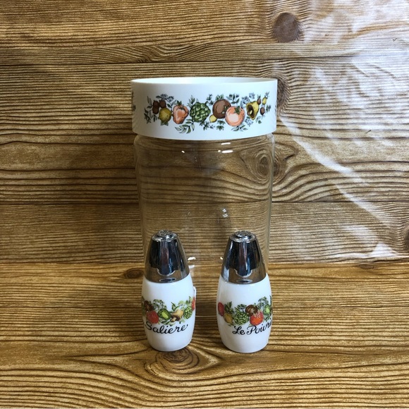 Gemco | Kitchen | Gemco Spice Of Life Canister And Shakers From Gemco ...